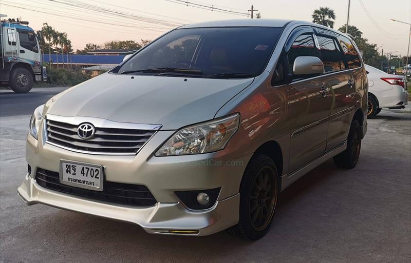 ขายรถตู้มือสอง TOYOTA INNOVA อินโนวา 2.0 V รถปี 2012 รหัสประกาศ 77336