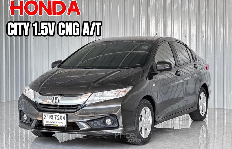 ขายรถเก๋งมือสอง HONDA CITY ซิตี้ 1.5 V CNG รถปี 2015 รหัสประกาศ 87986